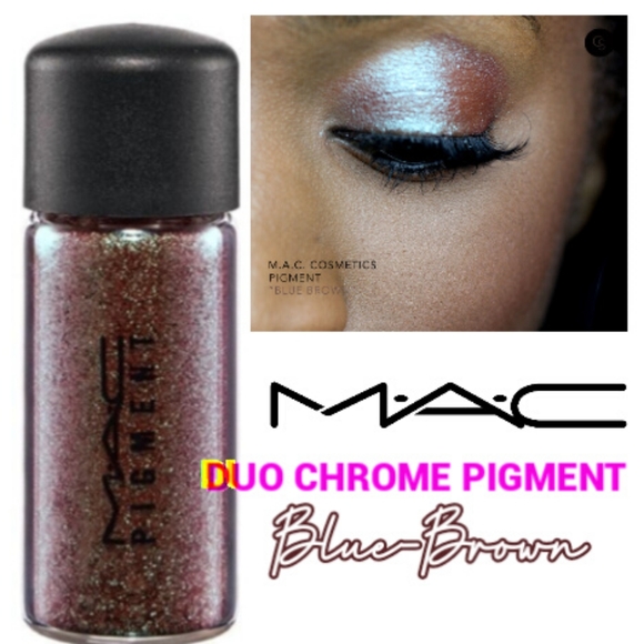 MAC Cosmetics | Makeup | Mac Duo Chrome Pigment In Bluebrown | Poshmark